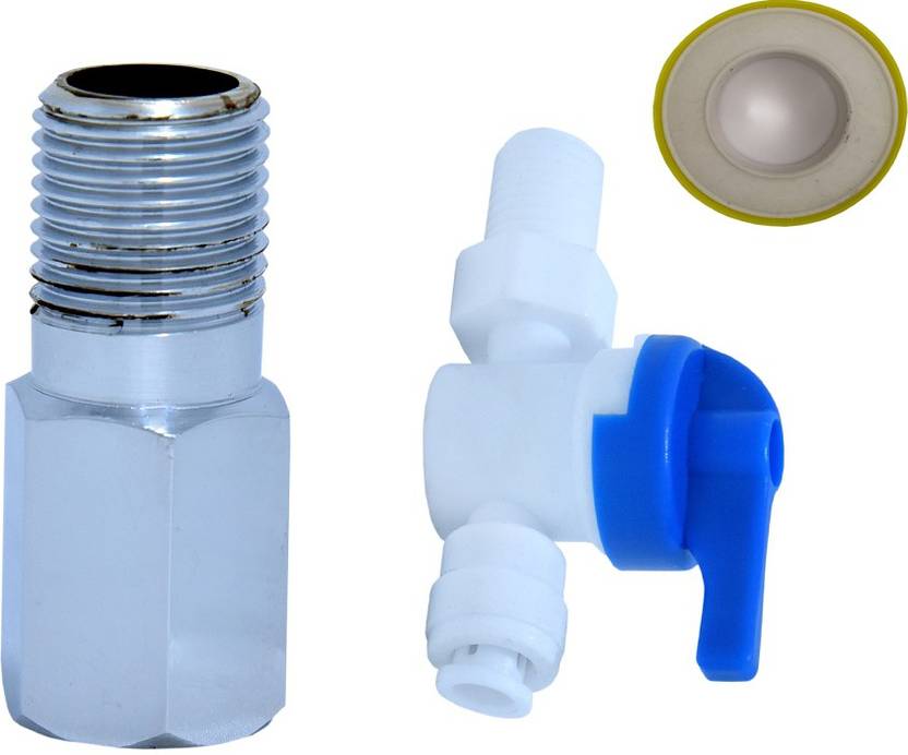 bioway INLET CUPLIN + ¼ PVC VALVE SET WITH TAPLON TAP SUITABLE WITH ALL ...