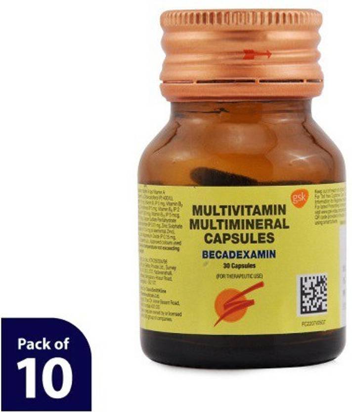 Becadexamin Multivitamin and Multimineral Soft Gelatin Capsules Price ...
