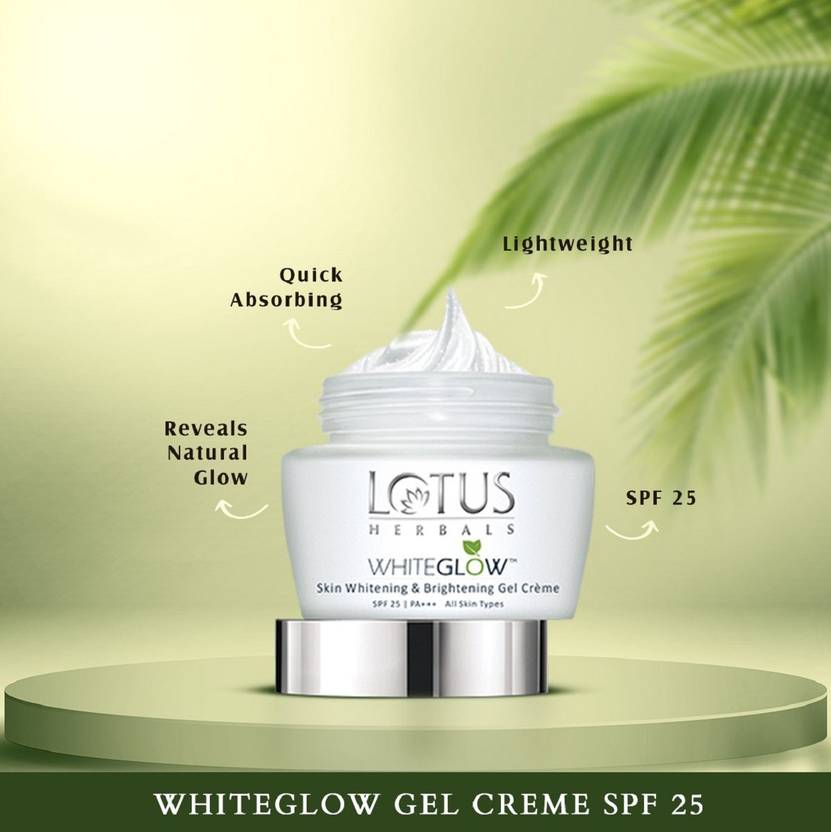 LOTUS WhiteGlow Skin Whitening & Brightening Gel Creme Price in India ...