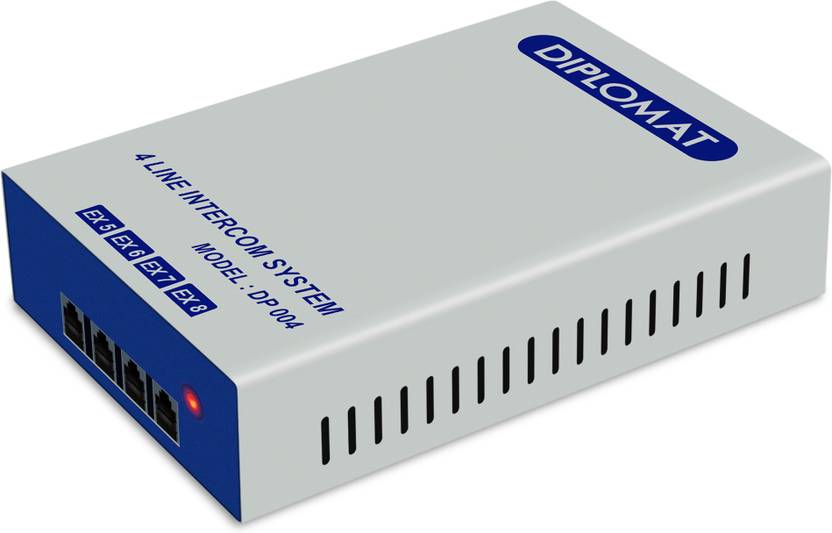 ELOVE Diplomat 4 Line Intercom System - Lift and Talk EPABX 4 Line ...