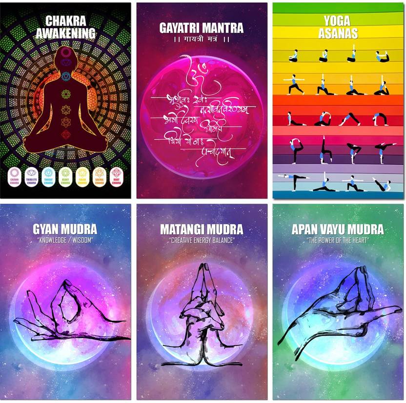 Yoga Asanas (Pose) and Chakras Awakening, Gayatri Mantra, Gyan Mudra ...