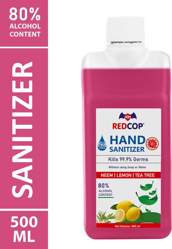 REDCOP Alcohol Based Antibacterial Liquid , Safe On Skin And Surfaces ...