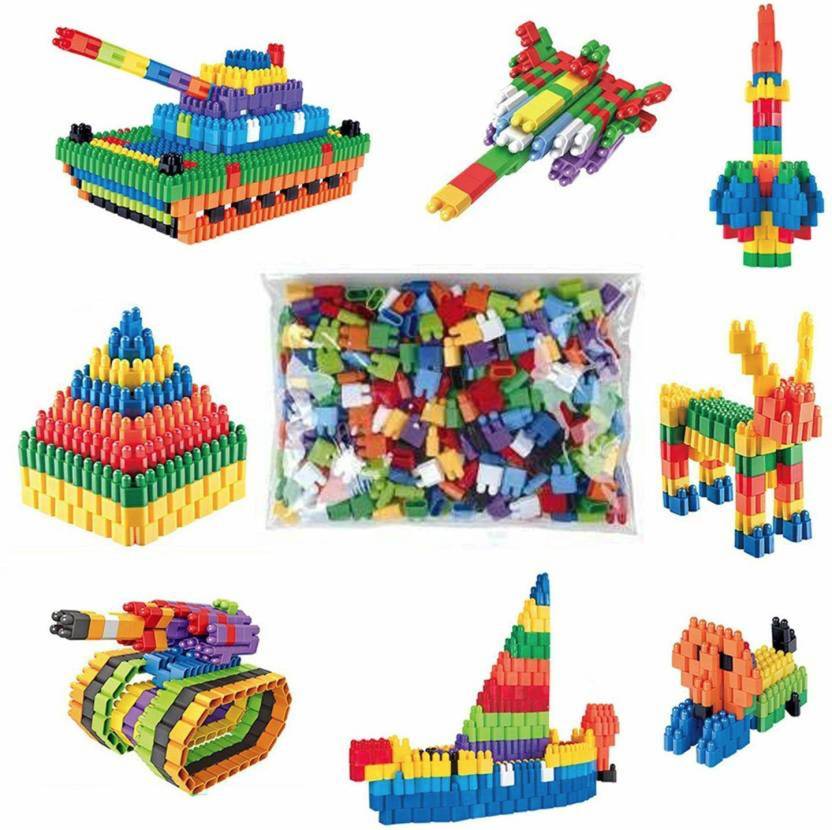 LitTOLS 180+ Pcs Bullet Head Building Blocks Construction Toys Set Boys ...