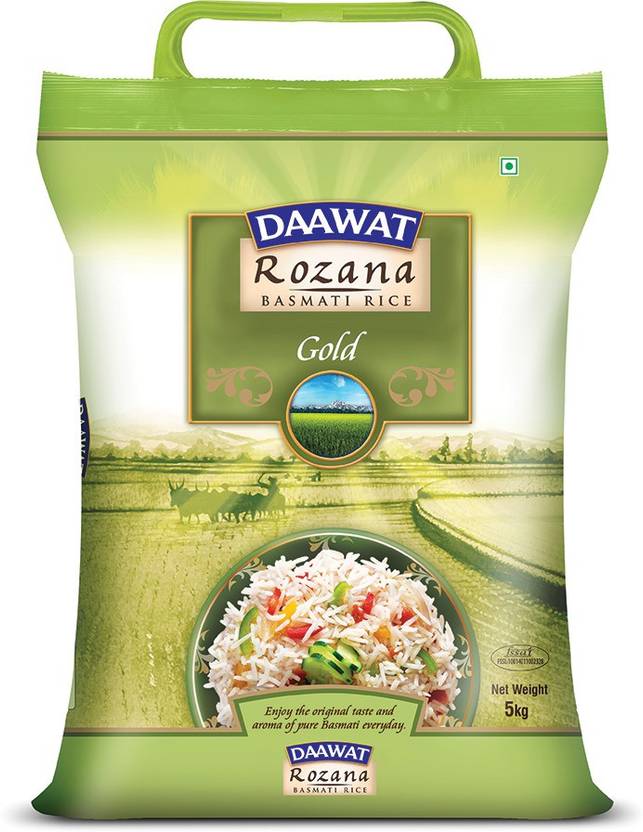 Daawat Rozana Gold Basmati Rice (Medium Grain) Price in India - Buy ...