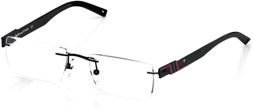 Titan Rimless Rectangle Frame Price in India - Buy Titan Rimless ...