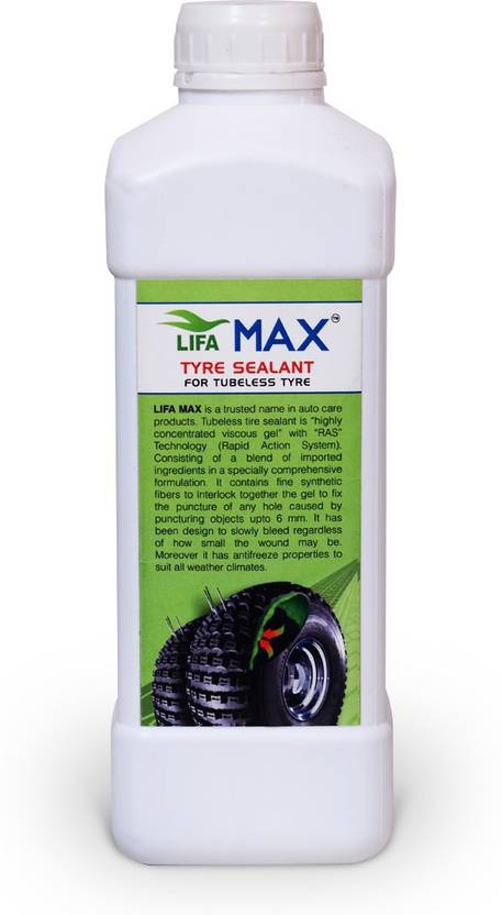 Lifa Max Tubeless Tire Sealant | Anti Puncture Liquid for Bike & Car ...