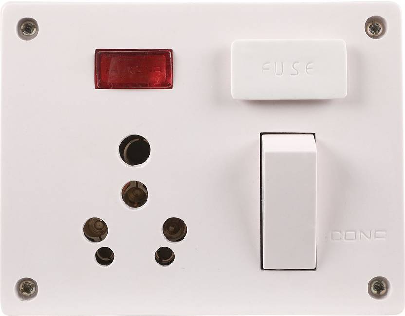 CONA Gold 2356 5 in 1 Combine 6/16A with Junction Box, Fuse & Indicator ...