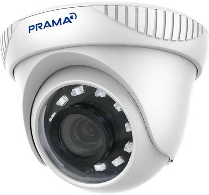 PRAMA Security Camera, Model PT-HTD700E-IP 3.6mm 1080/0.02, Lux @ (F1.2 AGC ON) 0 Lux With IR ...