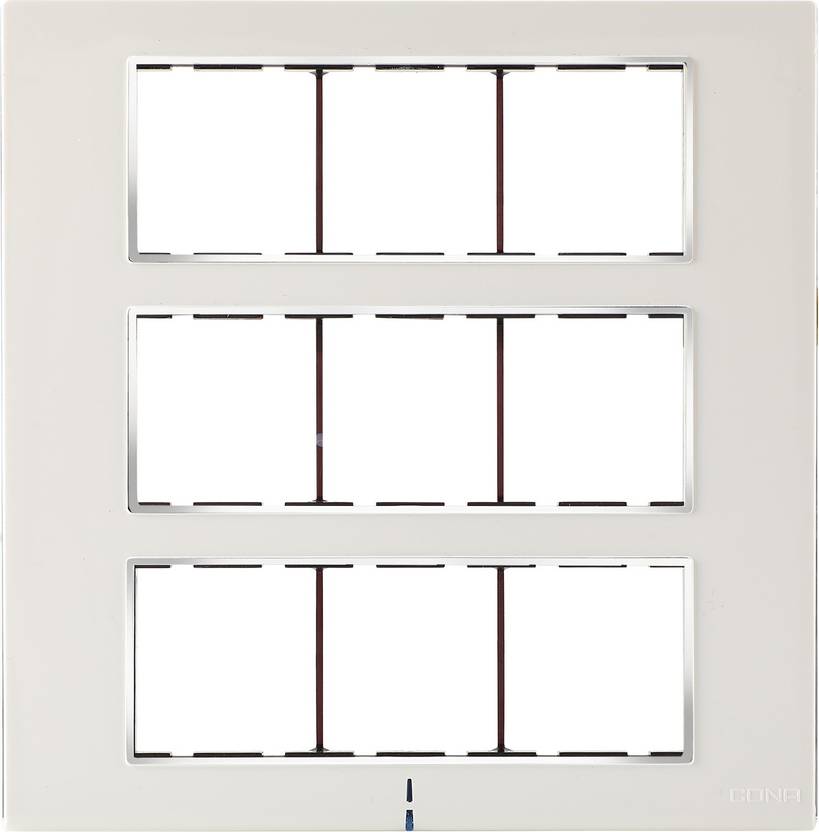 CONA Status Axis 18 Modular Plate with Blue LED Indicator, Snow White ...