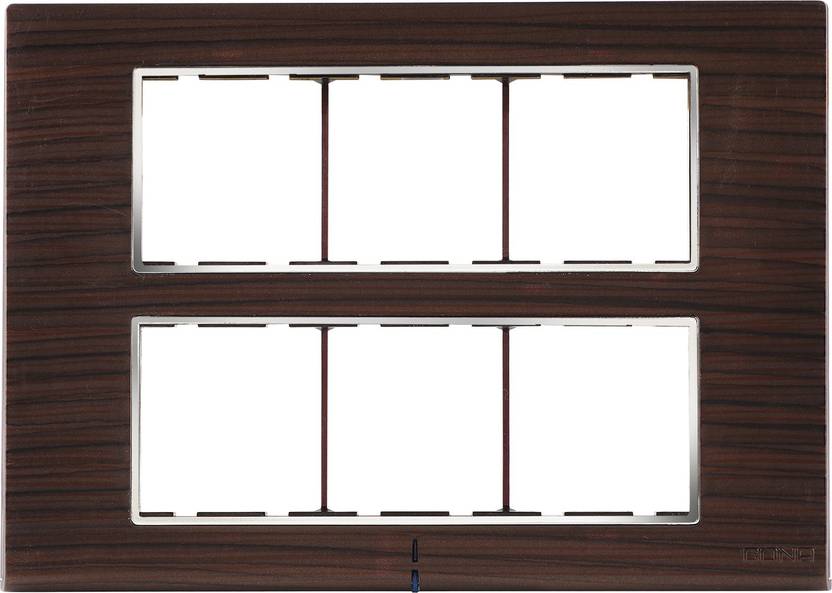 CONA Status Axis 12 Modular Plate with Blue LED Indicator, Nat. Wood ...