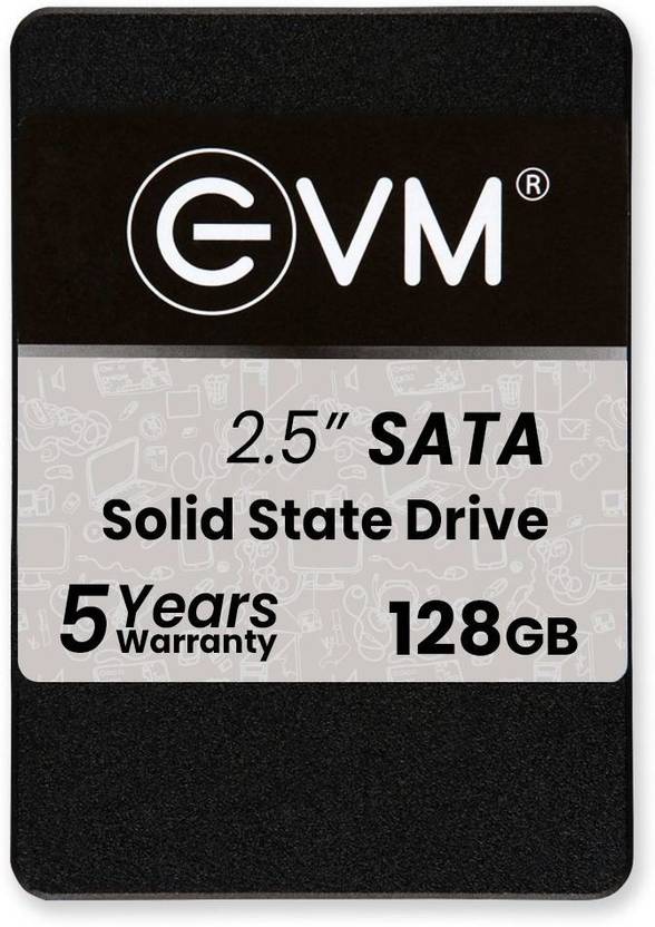 EVM SSD 2.5" INCH SATA (Solid state drive) 5 Year Warranty 128 GB External Solid State Drive ...