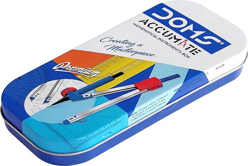 Flipkart.com | DOMS Accumate Mathematical Drawing Instrument Box Pack ...