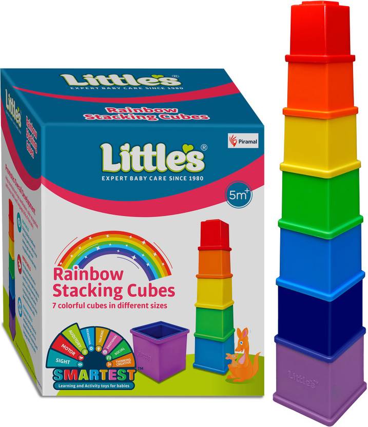 Little's Rainbow Stacking Cubes - Rainbow Stacking Cubes . shop for ...