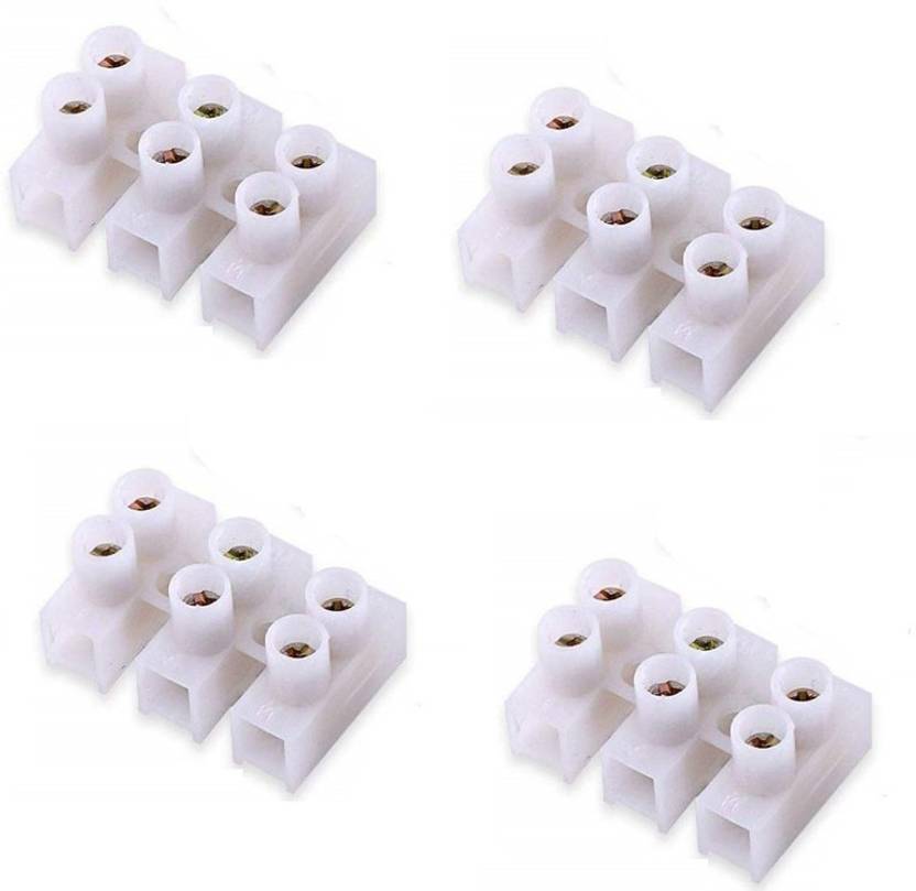 RPI SHOP - 3 Way Terminal Strip Screw Terminal Barrier Block, 3 ... RPI SHOP - 3 Way Terminal Strip Screw Terminal Barrier Block, 3 ...