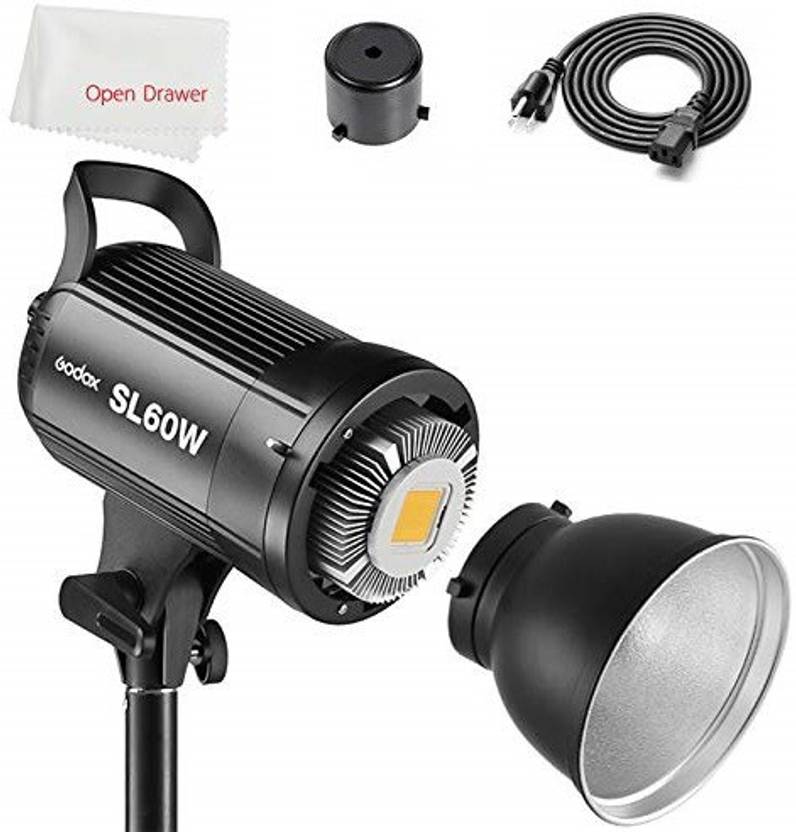 GODOX SL60 W 4100 lx Camera LED Light Price in India - Buy GODOX SL60 W ...