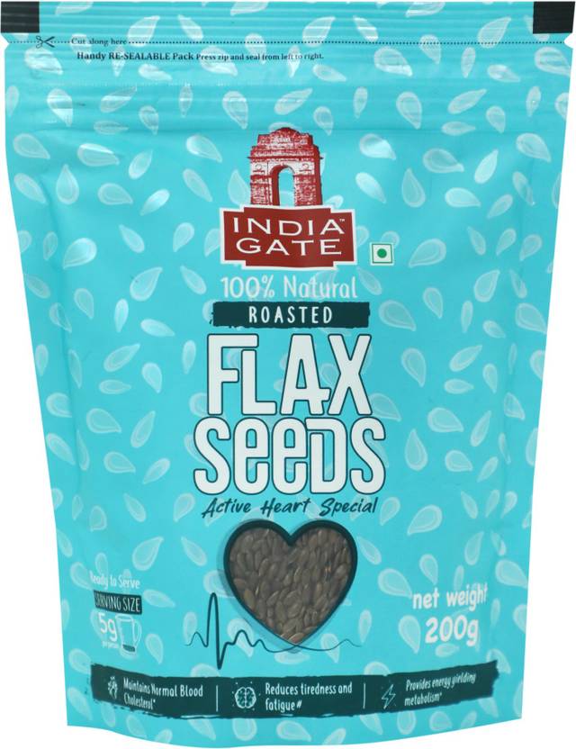 INDIA GATE Roasted Flax Seed/Alsi Roasted Flax Seeds Price in India ...