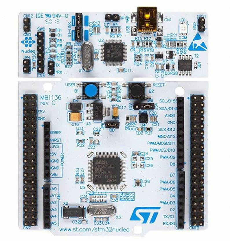 Invento 1pcs Nucleo F446re Stm32 Nucleo 64 Mcu Stm32f446re Development Board On Board St Link
