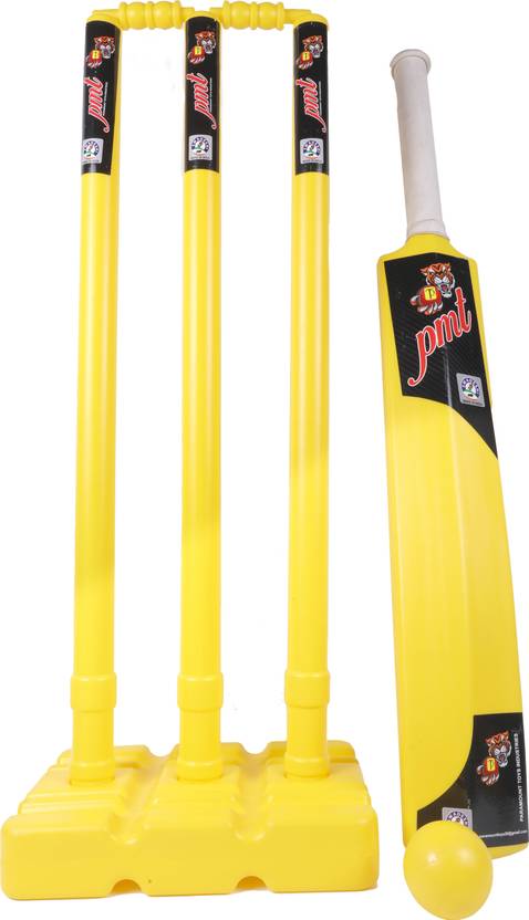 PARAMOUNT TOYS Plastic Cricket Kit with Cricket Bat-Ball and Stumps ...