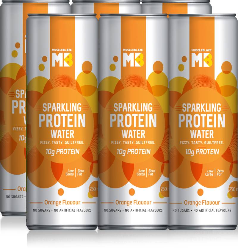 MUSCLEBLAZE Sparkling Protein Water (10g Protein) Whey Protein Price in India - Buy MUSCLEBLAZE ...