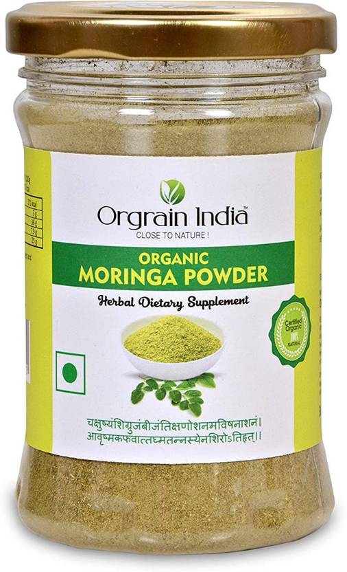Orgrain India Certified Organic Moringa Powder Price in India - Buy ...