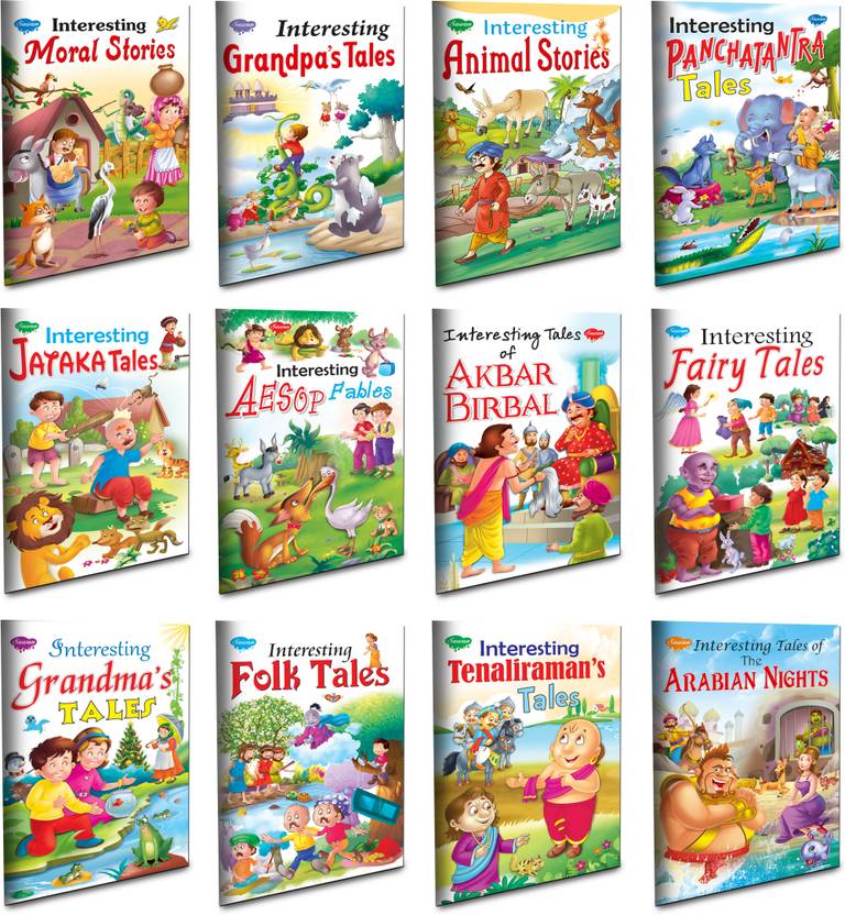 Children Story Books All In One Pack | Set Of 12 Story Books For Kids ...