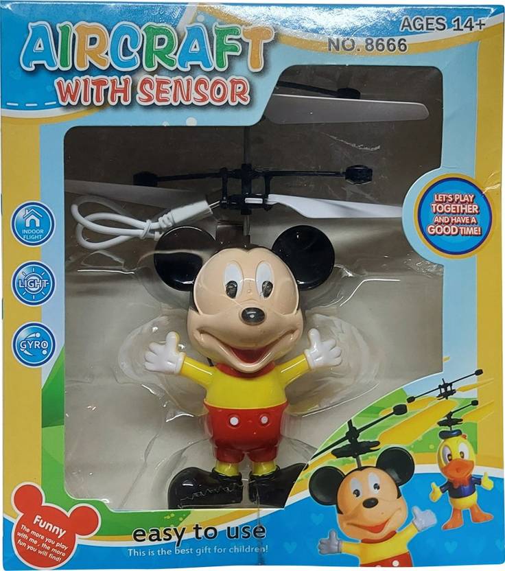 Virtual Khariddari Aircraft with Sensor-Flying Mickey Mouse Super Hero ...