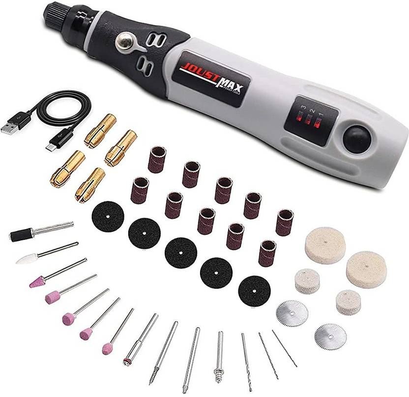 HASTHIP Mini Cordless Drill Machine, USB Rechargeable 3 Speed Small ...