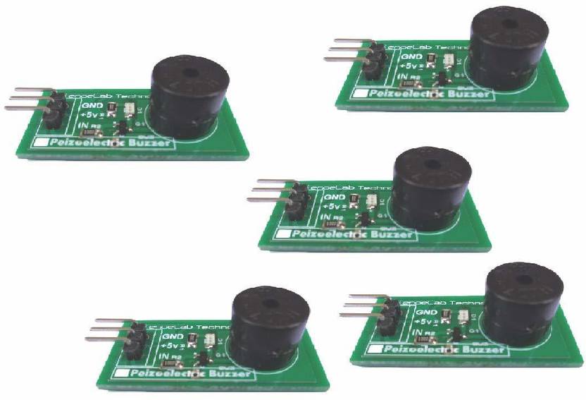 ScienceLab Technosolutions Pack 05 - [ Piezoelectric Buzzer Modules for ...
