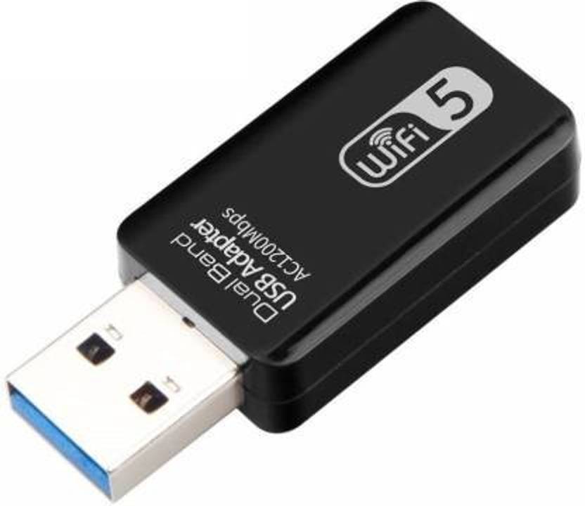 microware Dual band AC1200 Wifi Adapter USB 600Mbps Wi fi Adapter 5Ghz ...