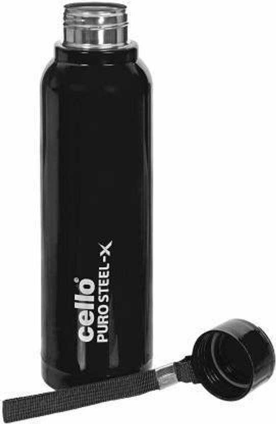 cello Puro Steel-X Benz Stainless Steel Inner Insulated Bottle, 900 ml ...