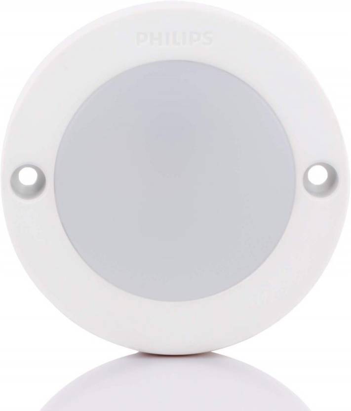PHILIPS 3W LED Round Star Surface Stricker (Cool White) - pack of 1 ...