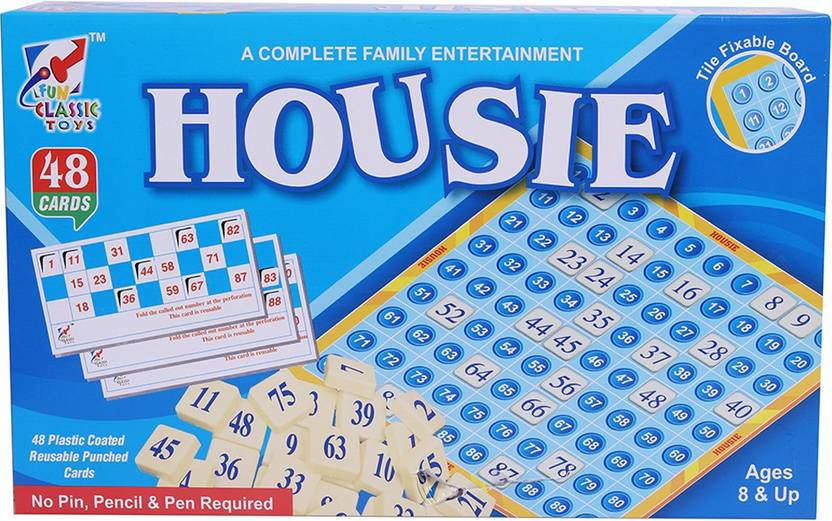 Toyster Housie Game set for Adults and Kids - Tambola Board Game set ...