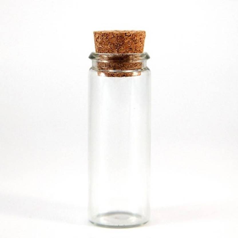 Perfect Pricee Mini Glass Bottles with Wood Cork Stoppers, 6cm Long ...