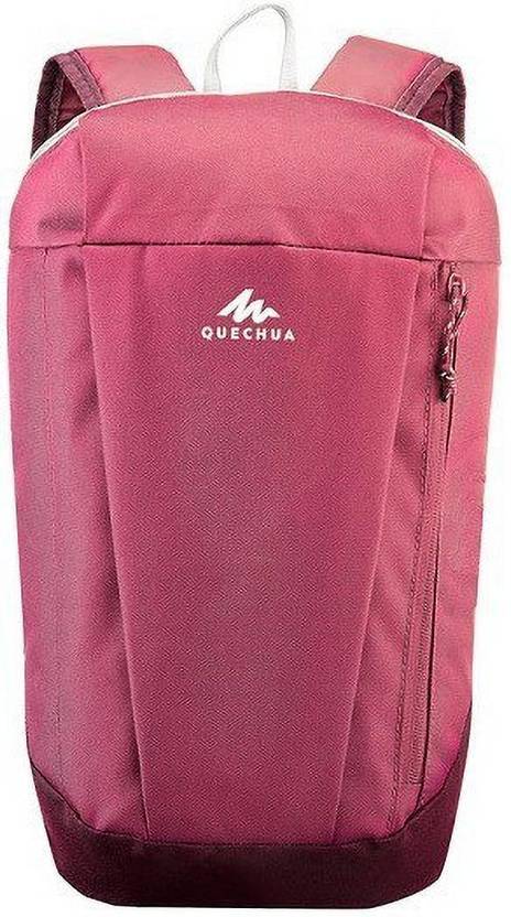 QUECHUA by Decathlon 10 Ltr Backpack (PINK) 10 L Backpack LIGHT PINK ...