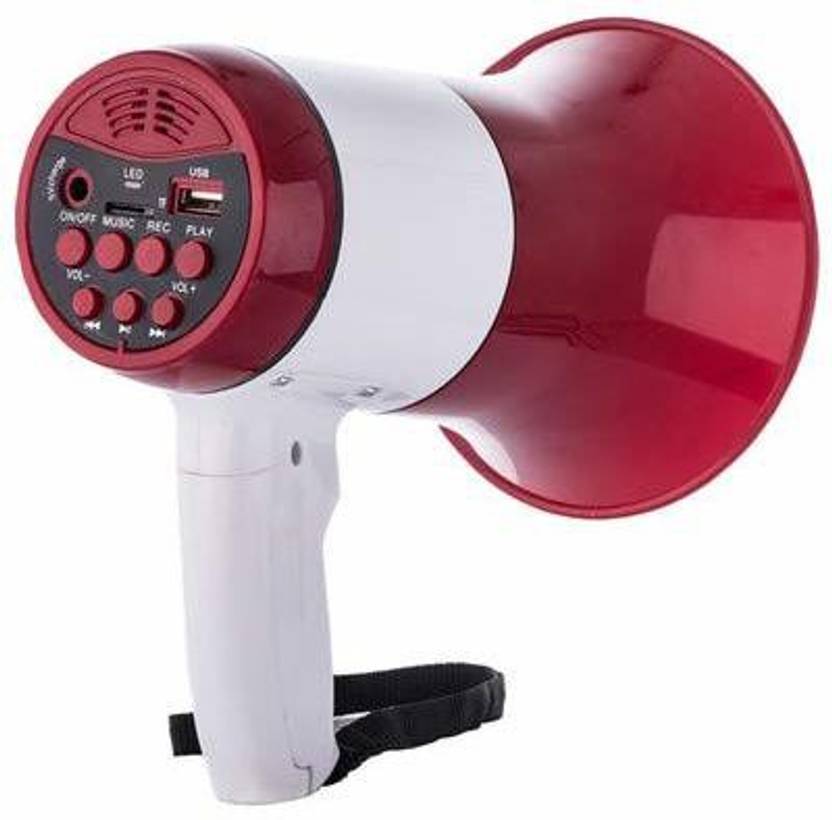 AMERA Handheld Megaphone PA Bullhorn Built-in Siren 50 Watt Adjustable ...