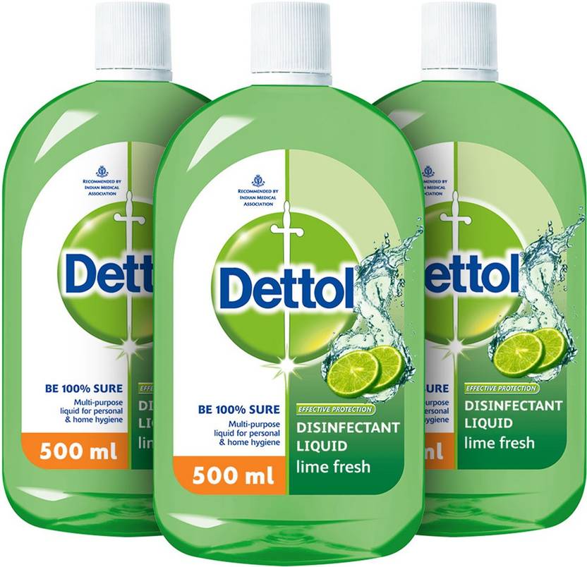 Dettol Multi-use Hygiene Liquid, Lime Fresh - 500 ml Lime Fresh Price ...