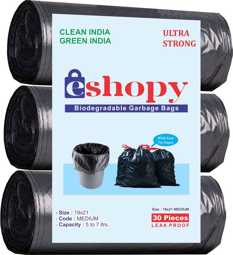 eshopy Garbage bags, Disposable Dustbin bags , Eco-friendly bags ...