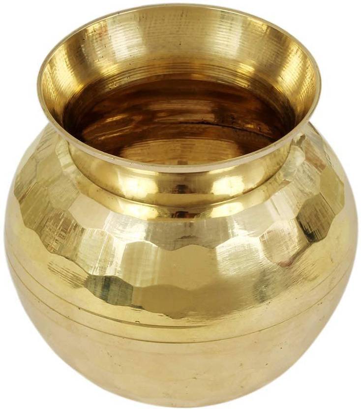 Flipkart.com | damurhu Brass Pooja Lota Amrit Kalash chembu ghada for ...