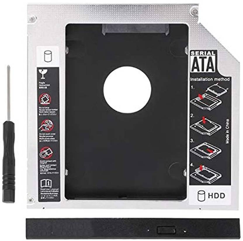VRISH Hard Drive Caddy Tray 12.7mm Universal SATA 2nd HDD HD SSD ...