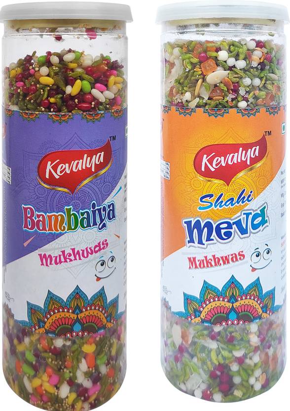 KEVALYA BAMBAIYA MUKHWAS & Shahi Mewa Mukhwas (SAUNF Mouthfreshners ...
