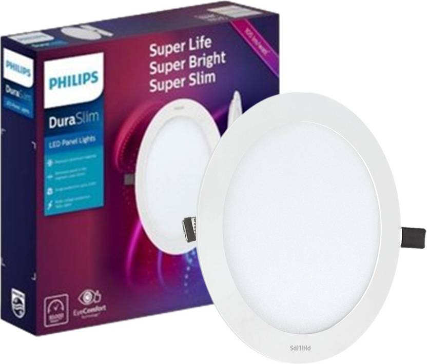 PHILIPS 12w Round Dura Slim LED Downlighter (Warm White) Pack of 1 ...