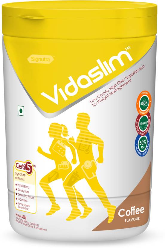 Signutra Vidaslim High Fiber Sup0plement for Weight Management (Coffee ...