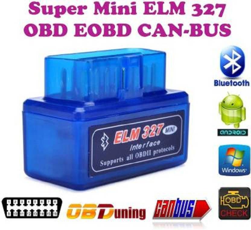 Airomart ELM 327 v2.1 Bluetooth Torque Super Mini EOBD 2 CAN-BUS OBD2 ...