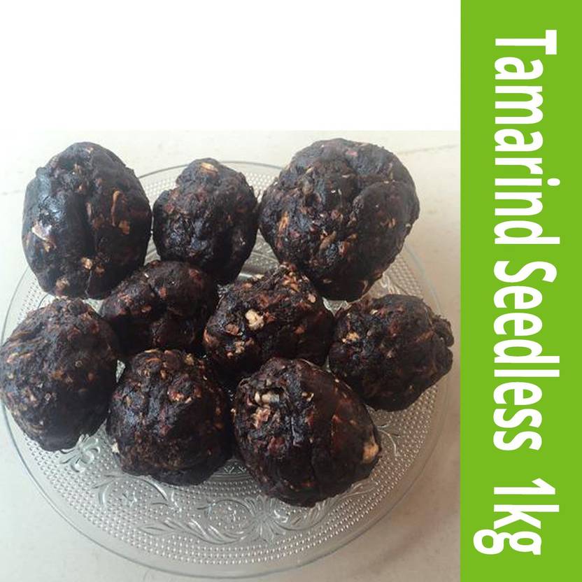 Fresh Spices Tamarind Seedless / Valan Puli Kerala / Imli Guda, 1kg ...