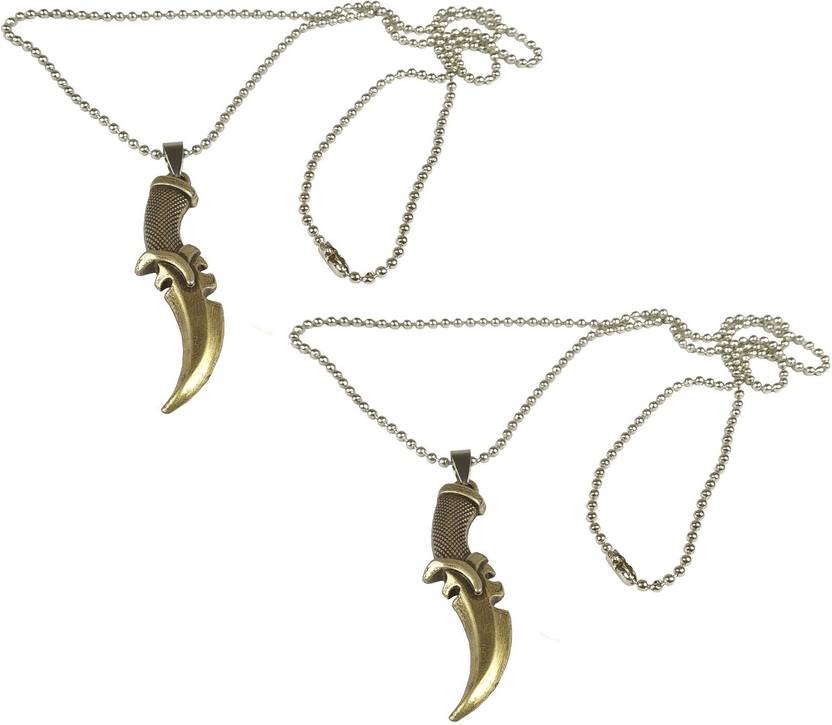 Stylewell (Set Of 2 Pcs) Copper Color Metal Stainless Steel Hindu Sikh ...