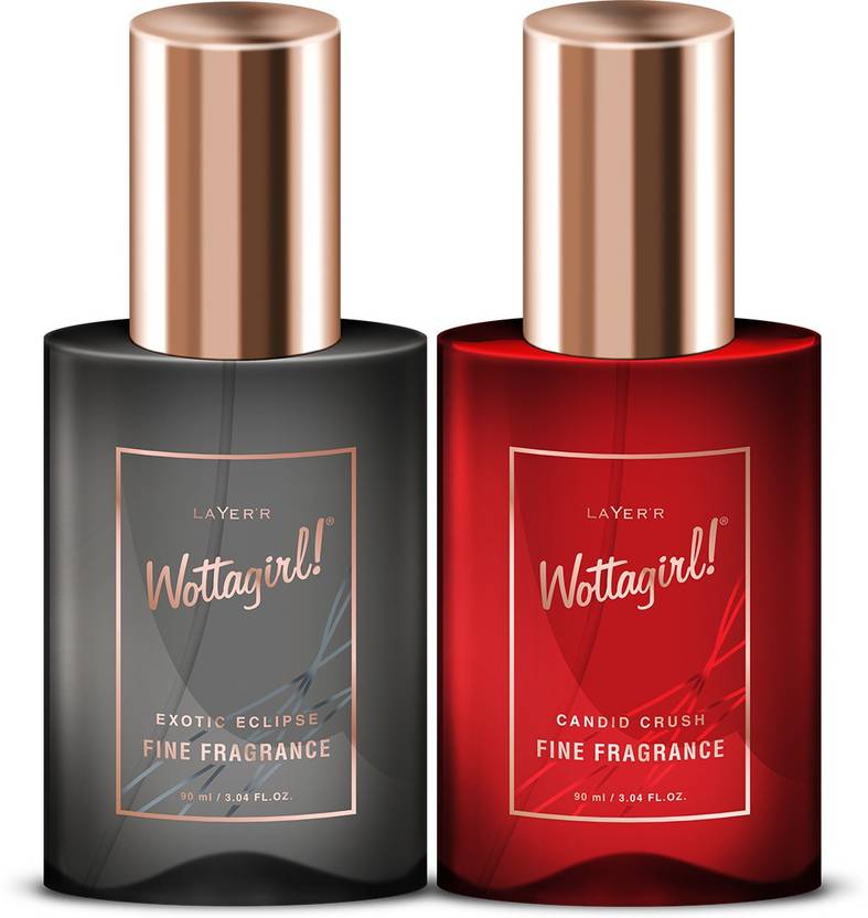 Buy LAYER'R Wottagirl Fine Fragrance Combo Pack of 2 Candid Crush and ...