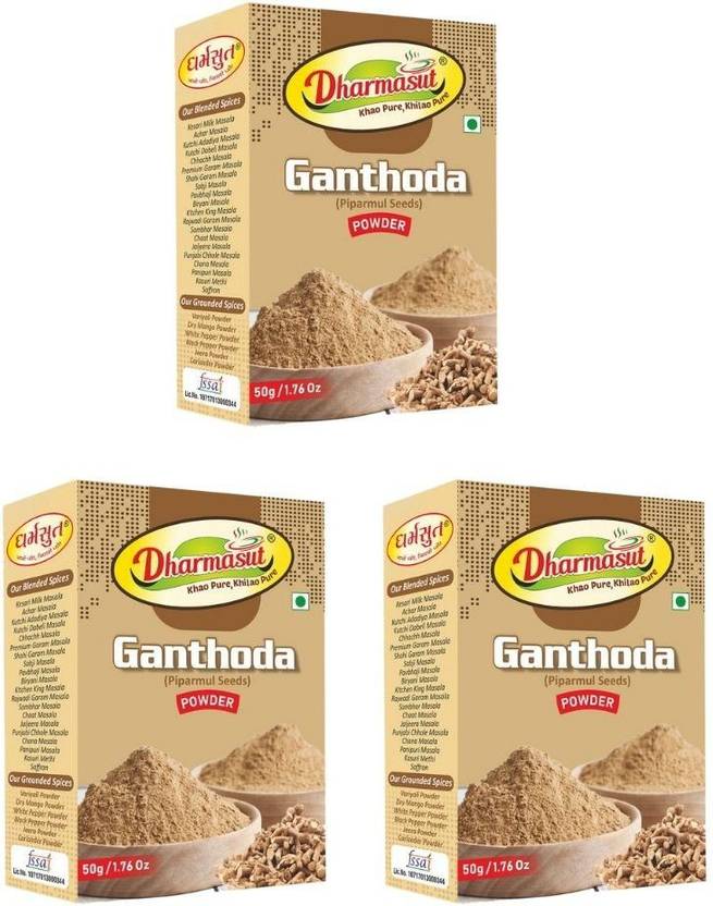 Dharmasut Piparamul Powder | Piper Longum | Ganthoda Powder 150g Price ...