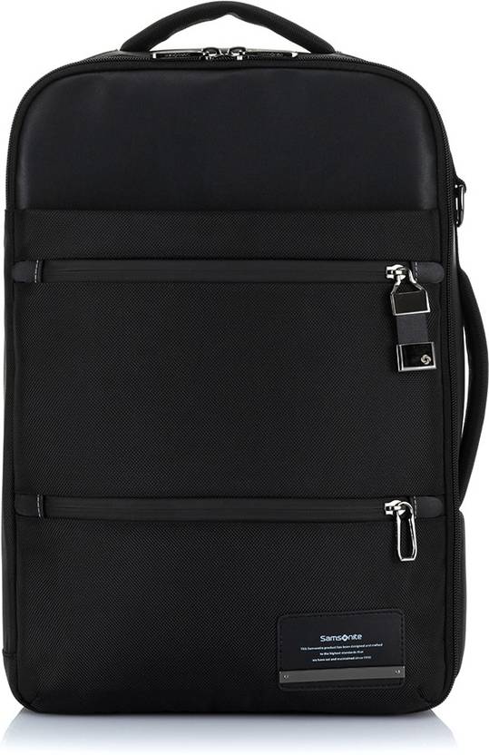 SAMSONITE VESTOR 3WAY BACKPACK-BLACK 16 L Laptop Backpack Black - Price ...