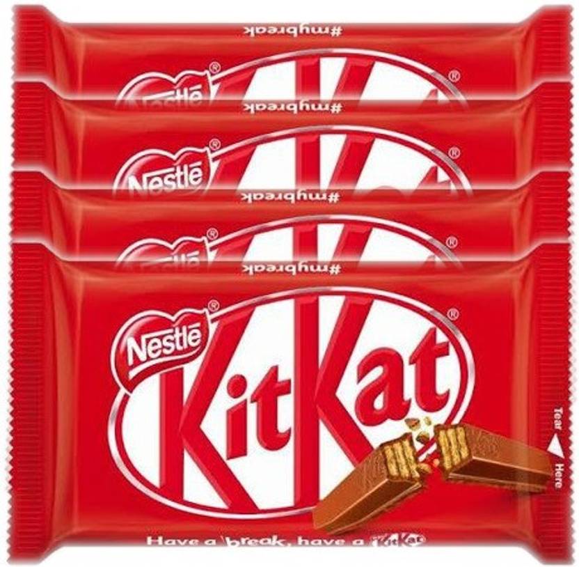 NESTLE KitKat 4 Finger Chocolate Bar (Imported UK) 4 Pack Bars Price in ...