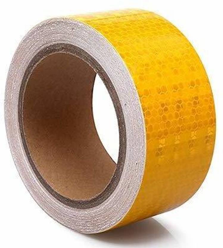 Wings High Intensity Reflective Radium Tape Sticker Yellow Size 2 Inch ...